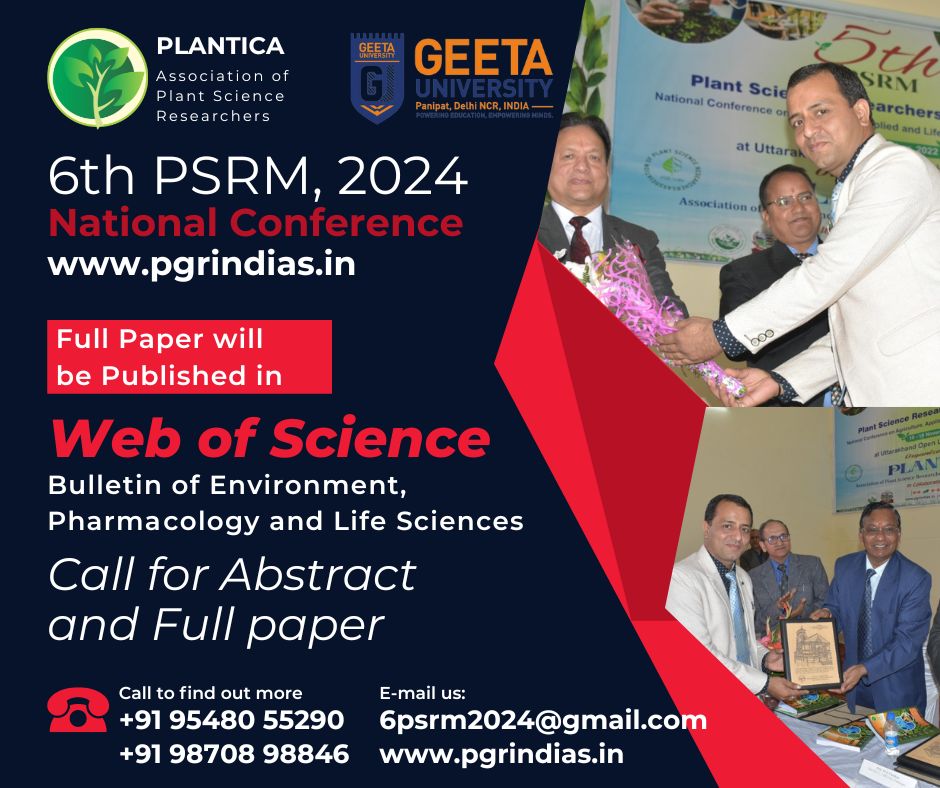 6th PSRM 2023 | APSR – PLANTA