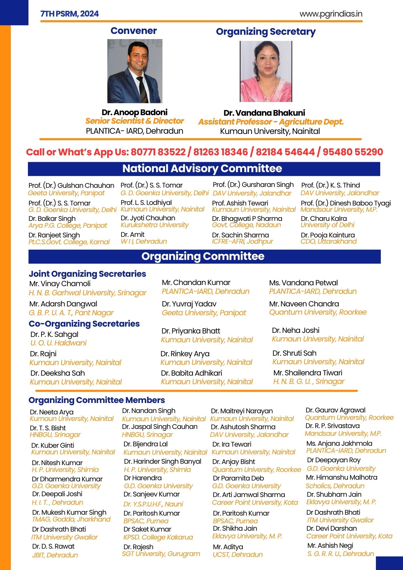 7th PSRM 2024 | APSR – PLANTA